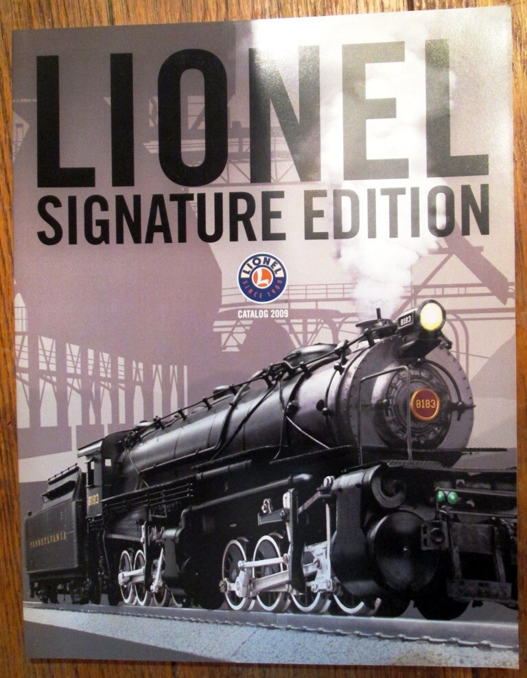 NEW - 2009 Lionel Signature Edition Train Catalog 122 Pages | eBay