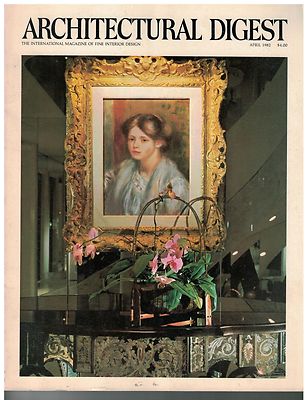 April 1982 issue Architectural Digest Fine Interior Design | eBay