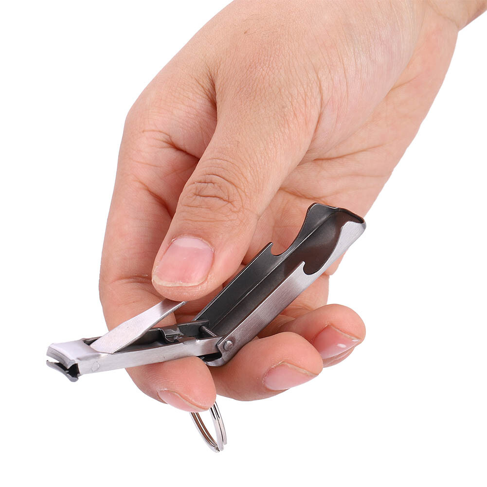 Outdoor Multi-function 2 In 1 Mini Tool Key Chain Ring Nail Cutter ...