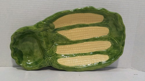 Vintage 1983 Duncan Enterprises Ceramic Corn Cob / Butter Serving Dish ...
