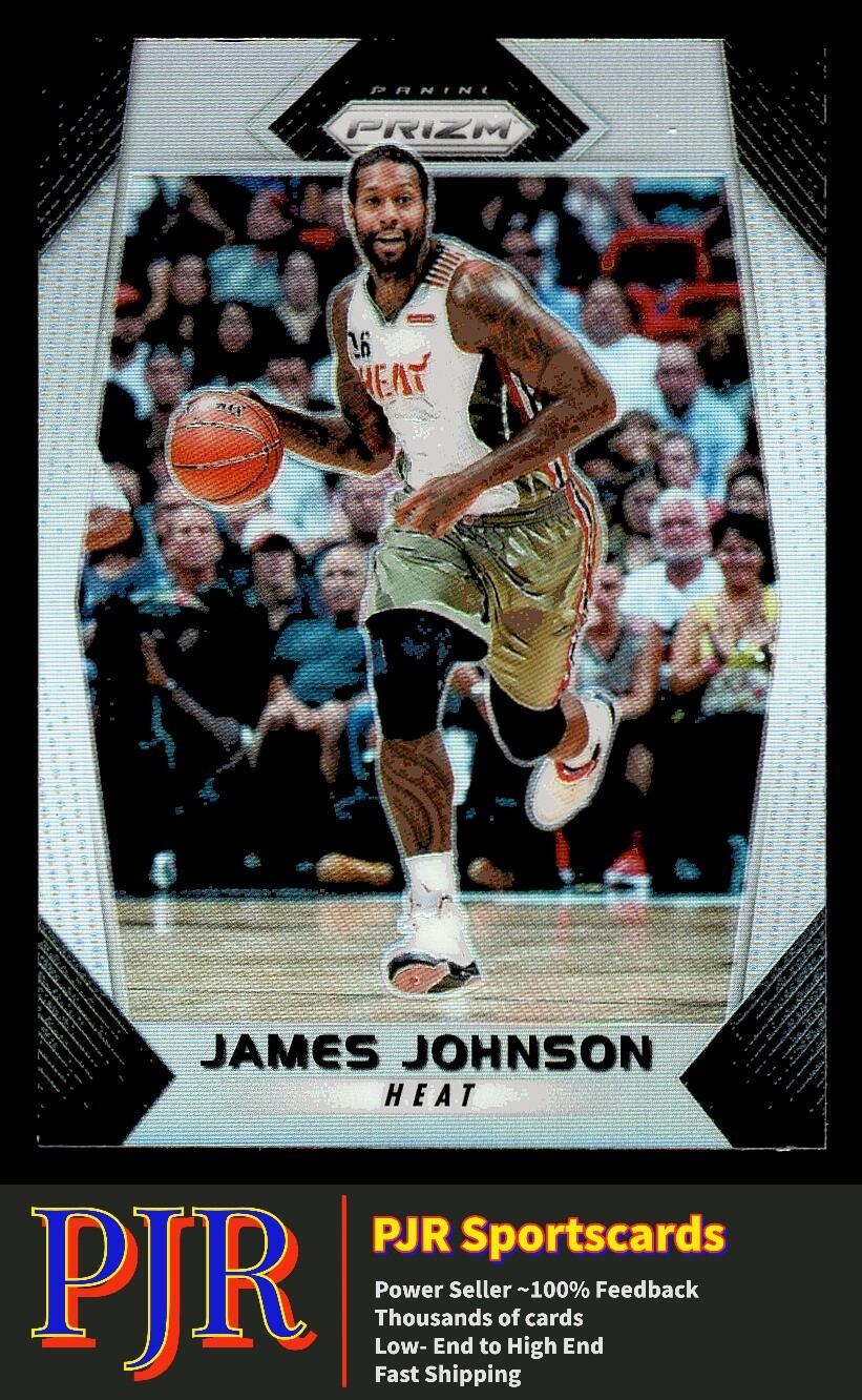 2017 Panini Prizm #59 James Johnson Miami Heat Silver | eBay