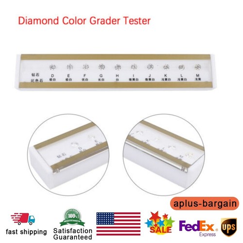 10 Colors GIA Master Set 10CT Diamond Color Grading Grader Color Tester ...