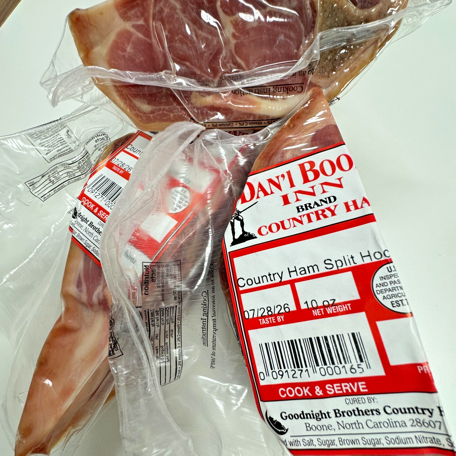 Dan’l Boone Inn Country Ham Hocks 10 oz – 3 Pack – Authentic Southern ...
