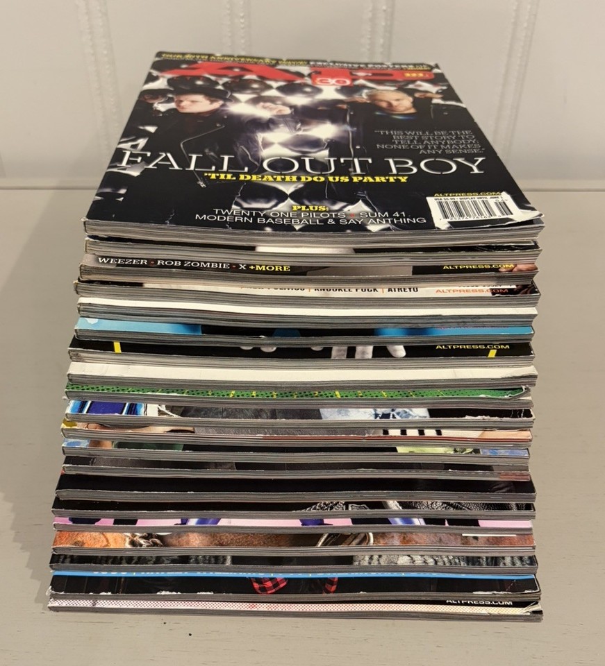 Lot of 20 Alternative Press AP Magazine 2015-2017 Posters Music Band ...