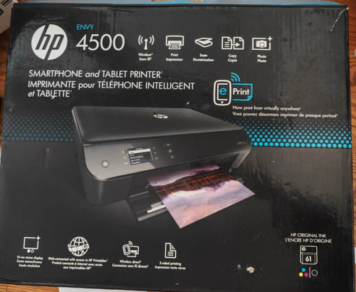 HP Envy 4500 Wireless All-In-One Inkjet Printer Scan Copy Print OPEN ...