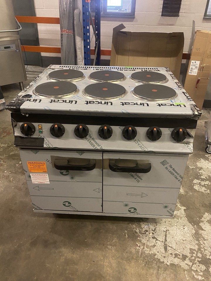 Lincat Cooker OE8016 - Opus Electric Free-standing Oven Range 6 Hob ...