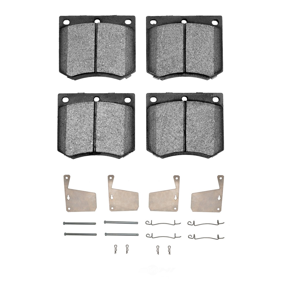 Disc Brake Pad Set-3000 Ceramic Brake Pads and Hardware Kit DFC fits 70 ...