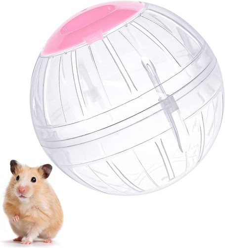 Hamster Exercise Ball, 5.7 Inch Transparent Running Wheel for 1 Pieces ...