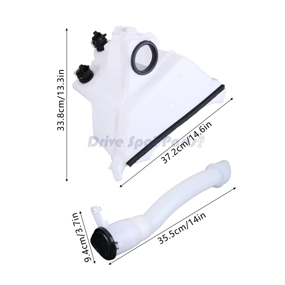 Washer Fluid Reservoir Tank with Cap/Pump For 2010-23 Toyota 4Runner ...
