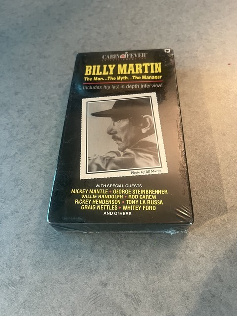 Billy Martin - The Man...The Myth...The Manager (VHS, 1990) for sale ...