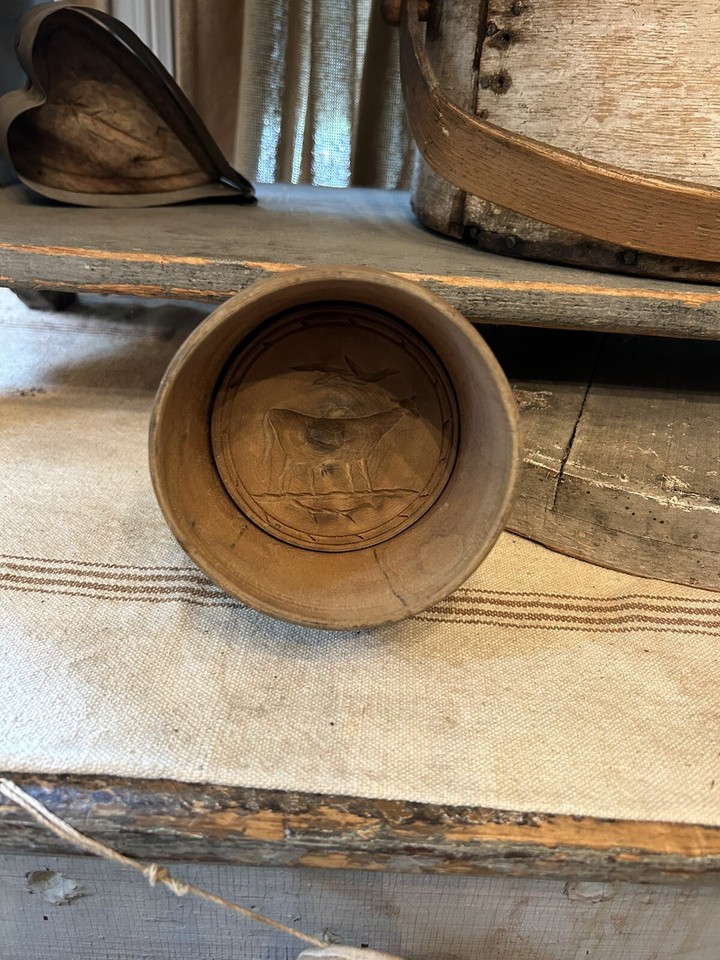 Antique Cow Butter Mold | eBay