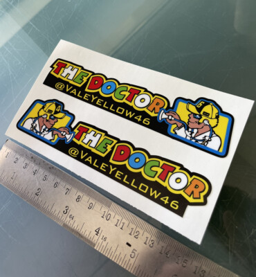 Rossi THE DOCTOR Windscreen Screen Decals Stickers | eBay