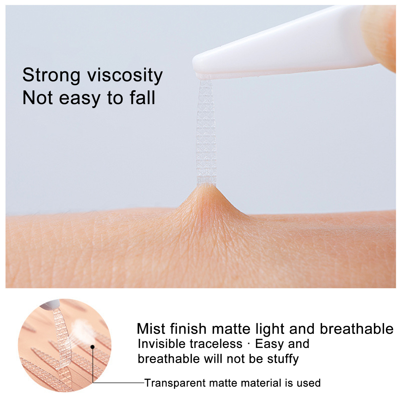 1 Set Eyelid Paste Good-adhesion Cosmetics Enlarge Eyes Double Eye ...