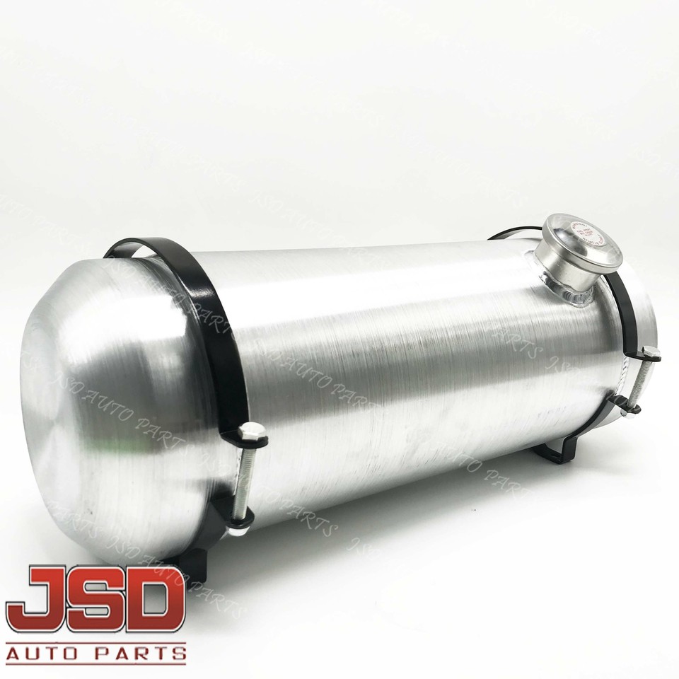 New Aluminum Gas Tank / Fuel Tank J4.5 Gallon 8 x22 End Fill Spun 1/4 NPT Outlet | eBay