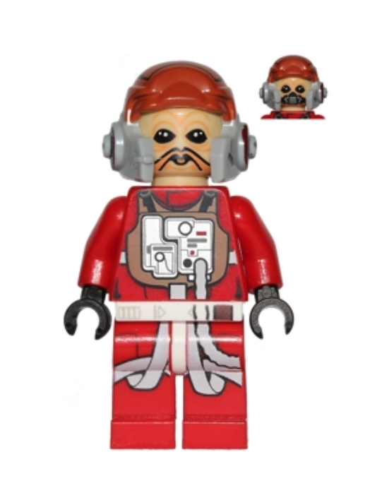 Lego Ten Numb 75050 Red Jumpsuit B-wing Star Wars Minifigure | eBay