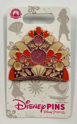 Disney Parks Moana Rose Gold Tone Jeweled Tiara Crown Disney Princess ...