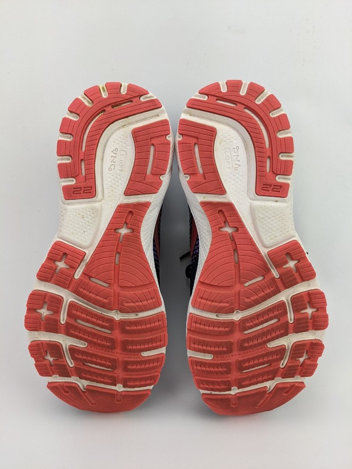 Brooks Adrenaline GTS 22 Womens 9B Running Shoes Blue Purple Walking ...