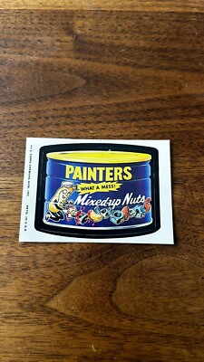Topps 1974 Wacky Packages 10th series Painters What A Mess Trading Card ...