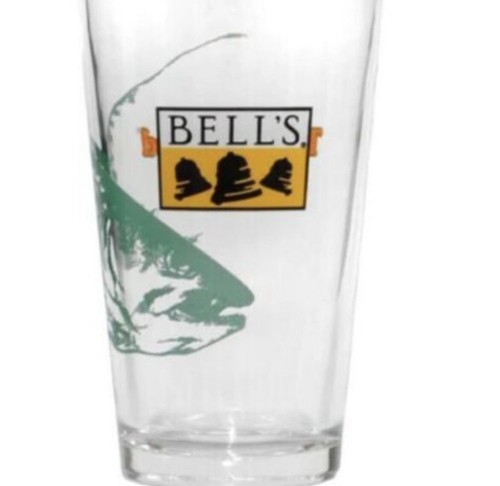 Bell's Brewery Standard Shaker Pint Glass 16 oz Two Hearted Ale Fish ...