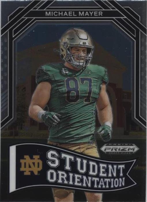 2023 Panini Prizm Draft Picks - Student Orientation Michael Mayer #SO-17 (RC) for sale online | eBay