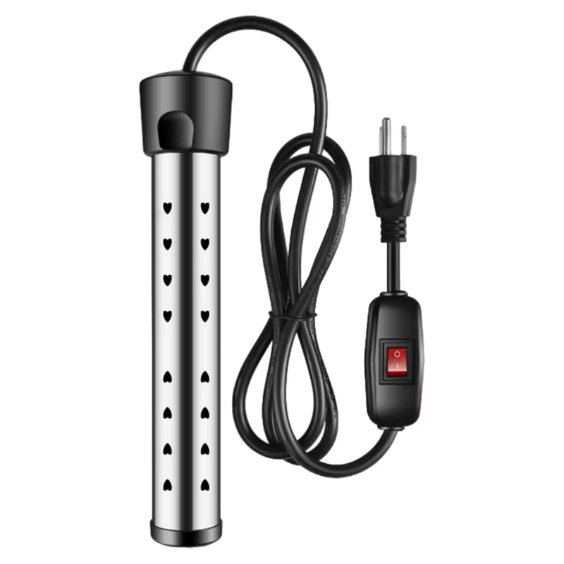 Fast Acting Heater 1500W Electric Water Heater Stainless Steel Texture ...