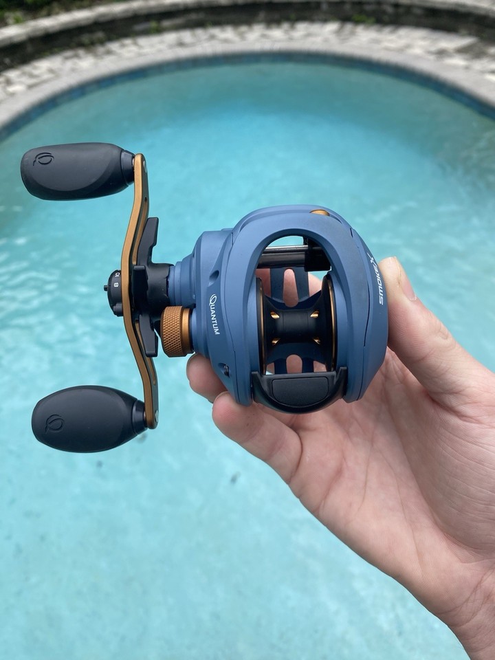 (2) Quantum Smoke X Baitcast Reel 7.3:1 Left Hand Retrieve SMX101HPT | eBay