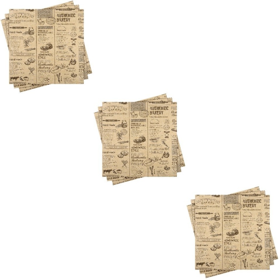 150 Sheets Tray Paper Liner Grease-resistant Food Paper Bread | eBay UK