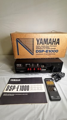 Yamaha DSP E1000 Digital sound field processor amplifier W/ Remote Open ...