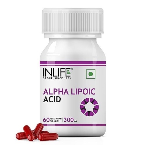 INLIFE Alpha Lipoic Acid, ALA Universal Antioxidant Supplement, 300 mg ...