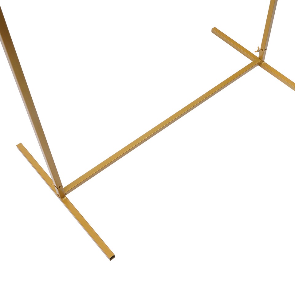 3 Pieces Wedding Arch Stand Gold Rack Backdrop Shelf Party Decorative ...