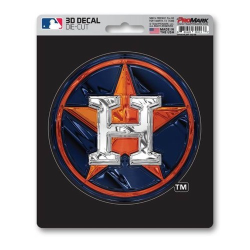 Houston Astros Round Logo - 3D Vinyl Sticker 681620303131 | eBay
