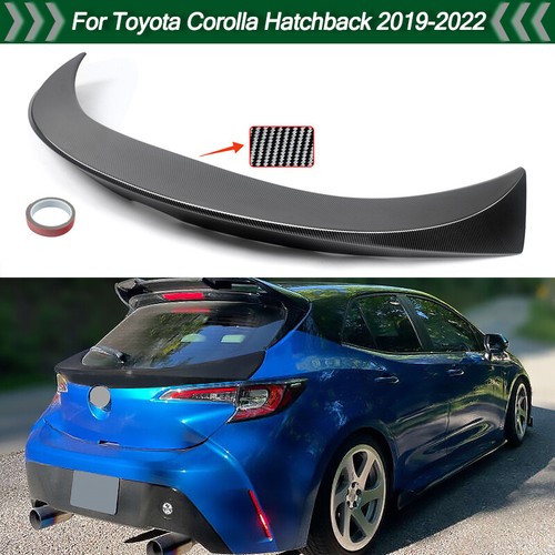 For Toyota Corolla Hatchback 2019-22 Tailgate Mid Spoiler Wing Carbon ...