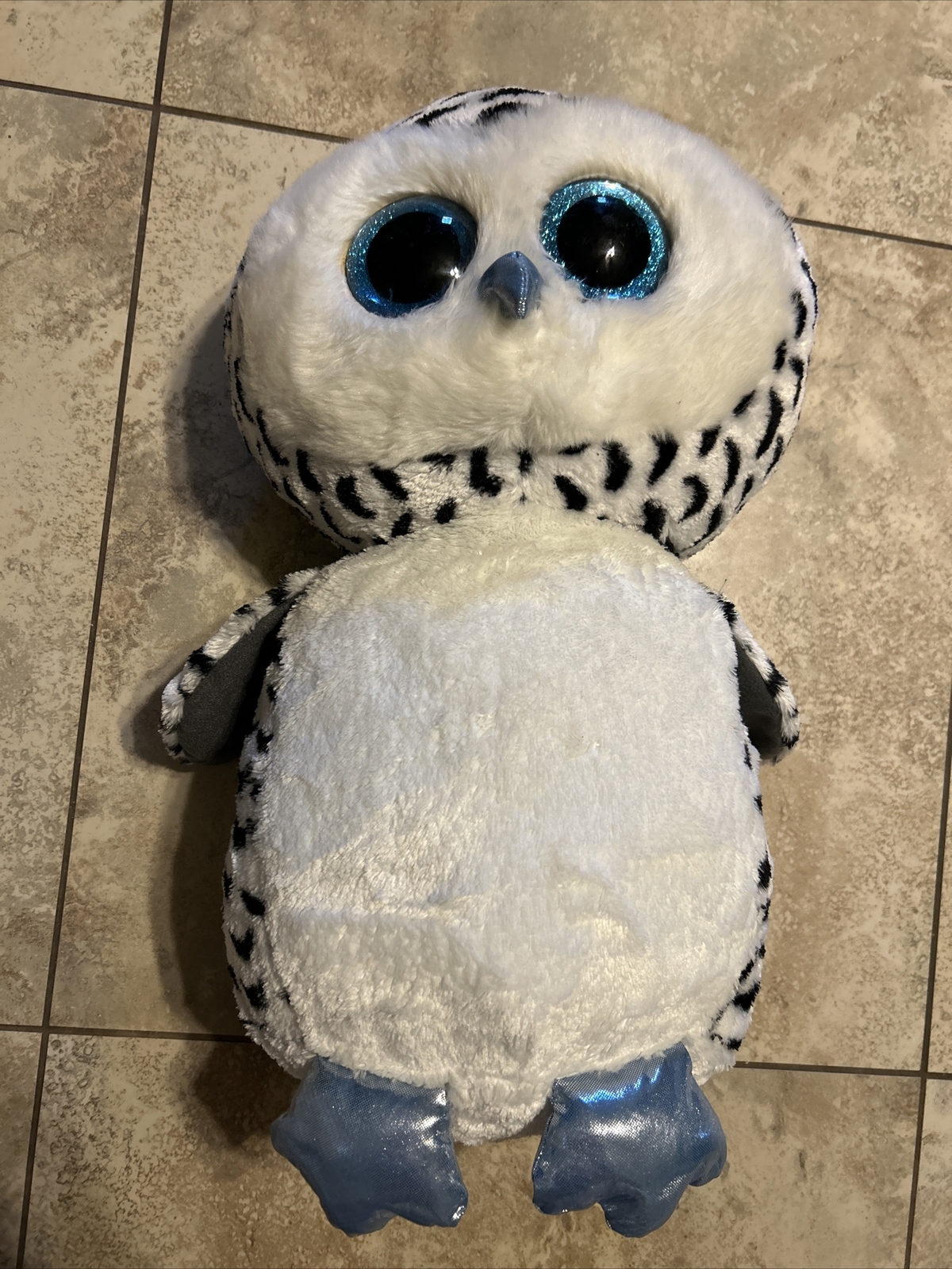 Ty Beanie Boos - Jumbo 16” Lucy the Snow Owl - with Tags - Justice ...