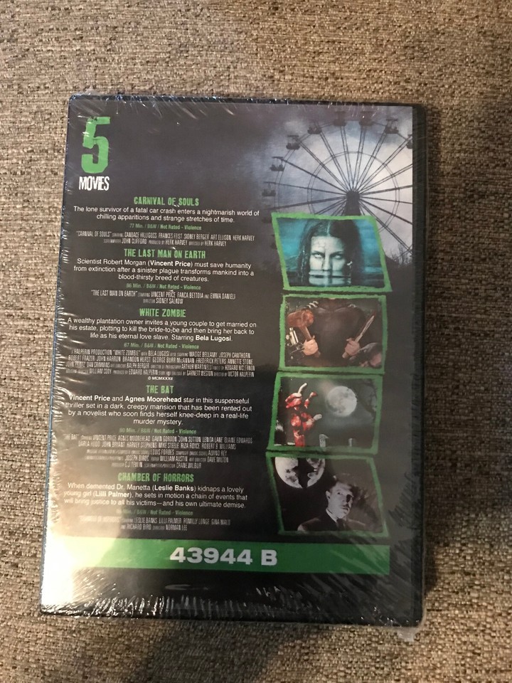 BIG BOX OF HORROR: DVD--5 MOVIES | eBay
