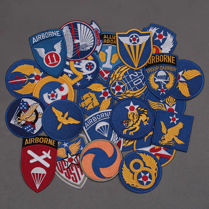 24pcs US Army Air Force Patch USAAF Patches US Pilot Jacket Patch ...