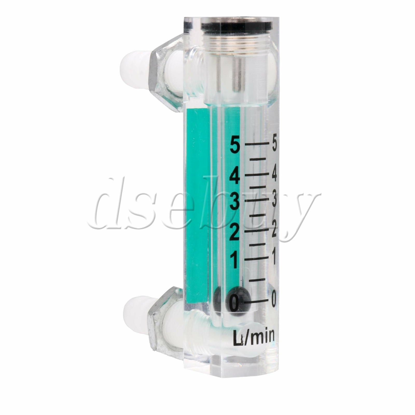 LZQ-1 Acrylic Flowmeter 0-5LPM for Oxygen Air Gas | eBay