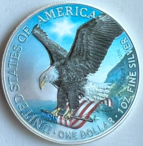 Colorized American Silver Eagle 1oz .999 Silver Dollar Coin | eBay