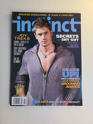 Instinct Magazine January 2008 feat. Blake Hanson | eBay