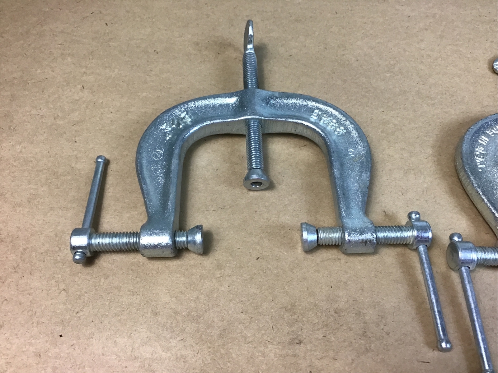 (2) Pony #3325 2-1/2" 3 Way Edging C-Clamps USA Made Free Shipping! | eBay