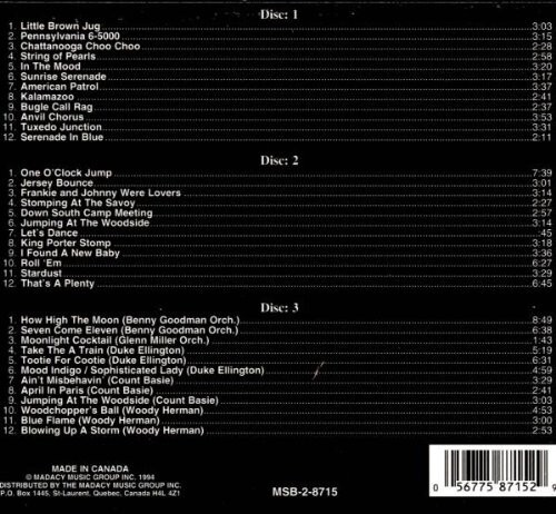 Best of the Big Bands [1995 Madacy] [Box] by Various Artists (CD, Jul ...