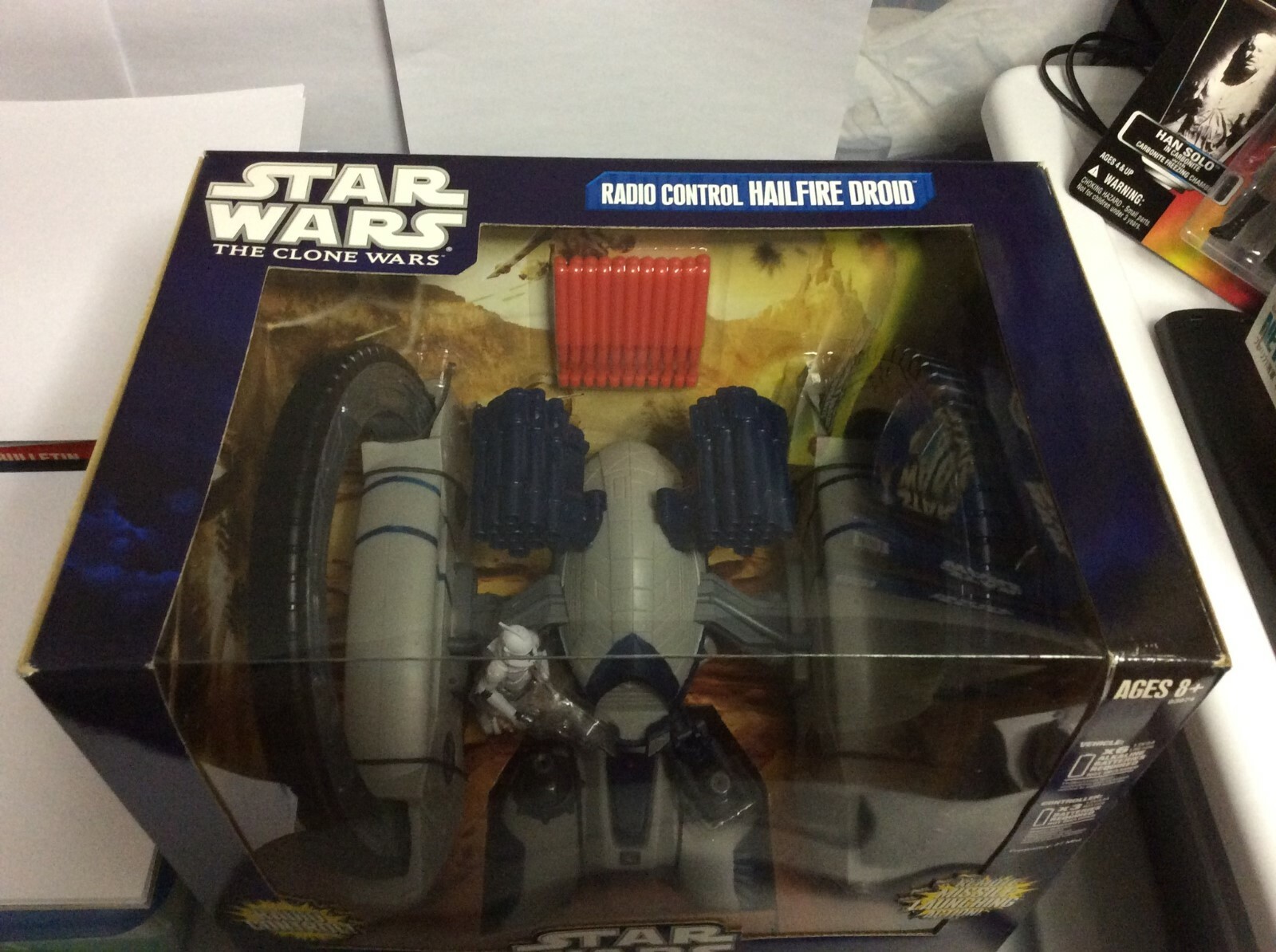 2010 Star Wars The Clone Wars Radio Control Hailfire Droid with Clone ...