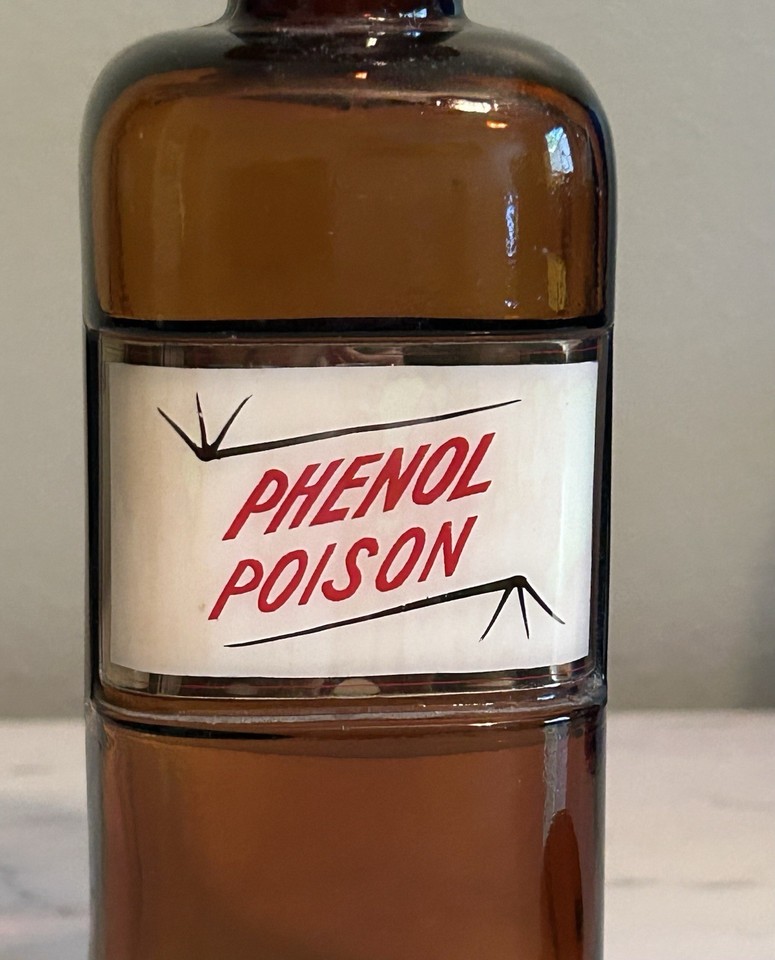 PHENO / POISON “L.U.G.” Bottle ~Label Under Glass~ | eBay