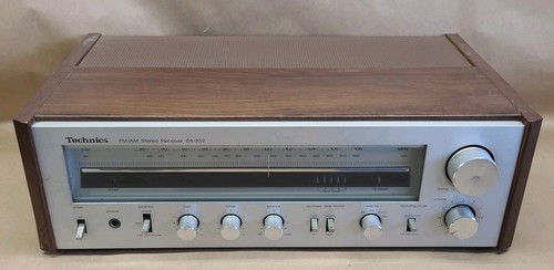 Vintage Technics SA-202 AM/FM Stereo Receiver - Tested & Working! *READ ...