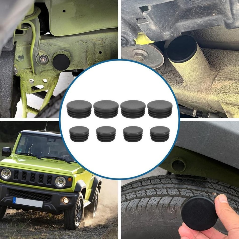 8x Exterior Waterproof Chassis Plug Covers Dustproof Car Supplies ...