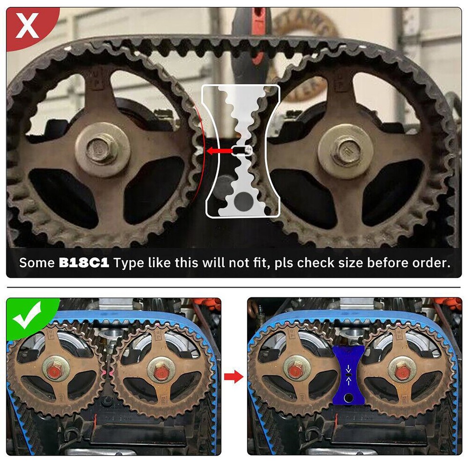 Cam Gear Lock Timing Belt Install Tool For Honda Acura B16 B18C1 B18C5 ...