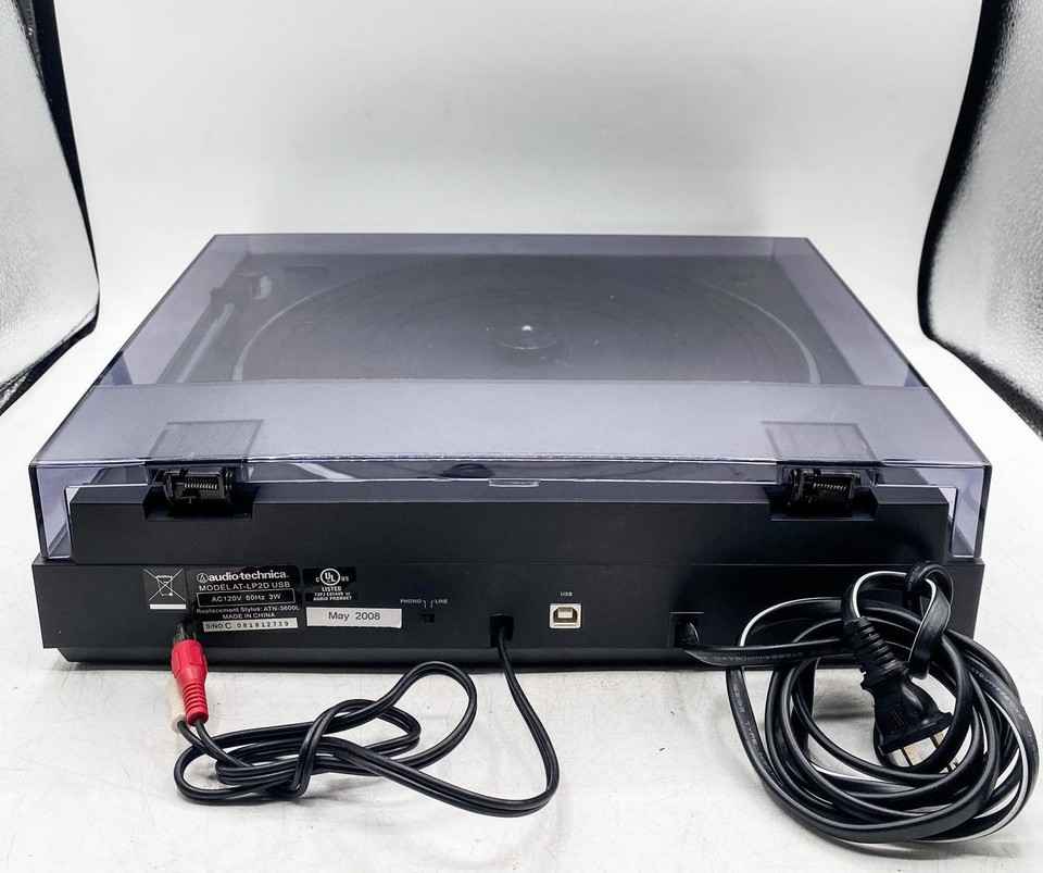 Audio Technica AT-LP2D-USB Fully Automatic Stereo Turntable with USB ...