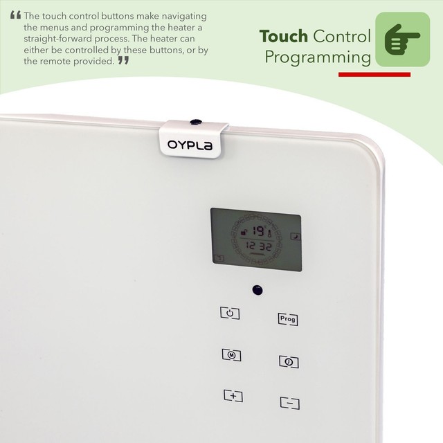 Oypla 2000W Free Standing/Wall Mounted Electric Panel Convector Heater ...