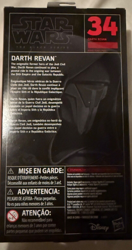 Star Wars Black Series Darth Raven no 34 6 inch Hasbro | eBay