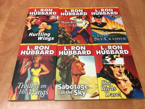 Lot of 6 L. Ron Hubbard Air Adventure Sky Crasher Sky Birds Dare Galaxy ...
