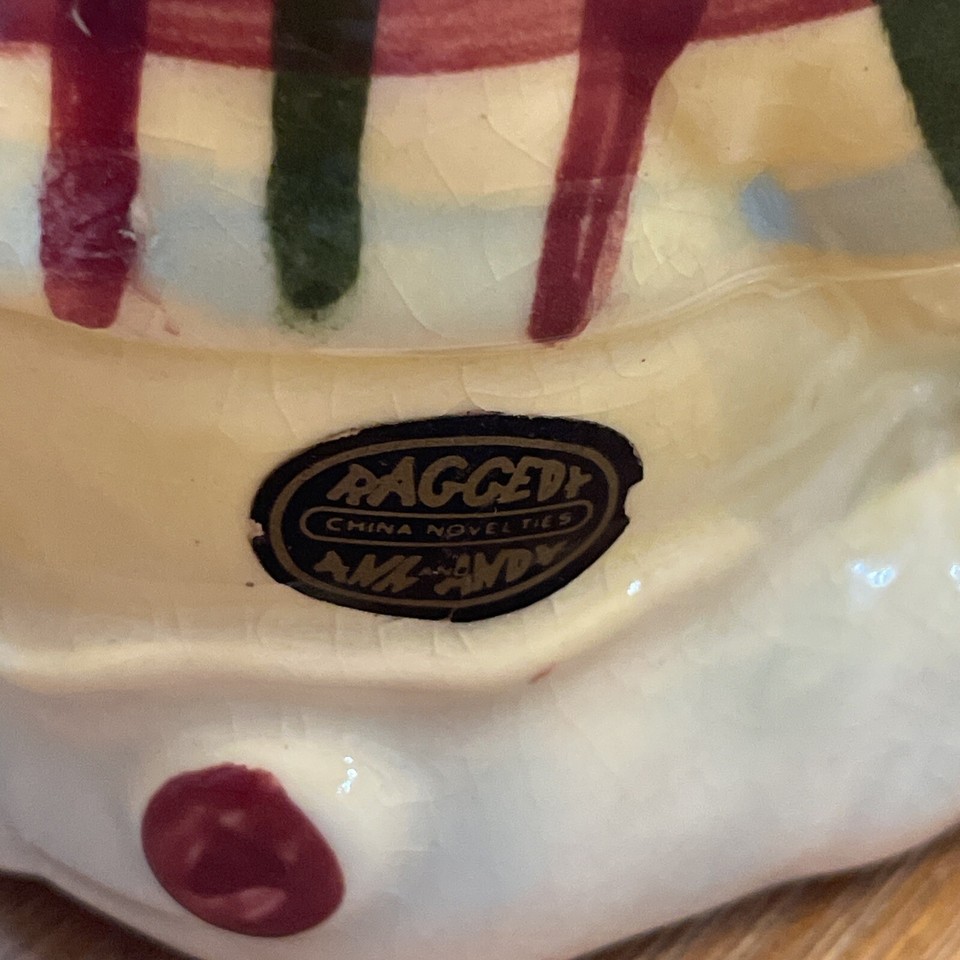 Vintage Raggedy Andy FIGURE / BANK China Novelties 1950s | eBay